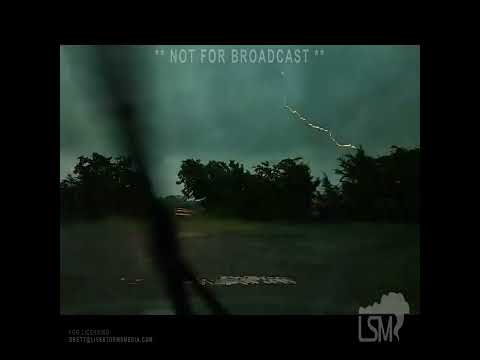 04-20-2023 Van Zandt, Tx - Slow motion light and shelf cloud timelapse-drone