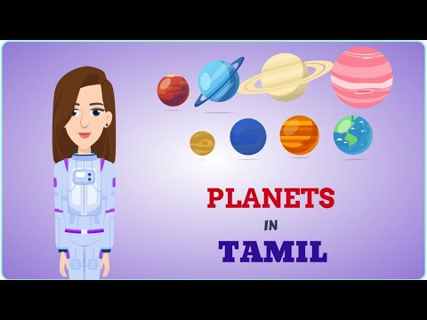 Planets and Solar System in TAMIL, Educational videos for Kids in Tamil