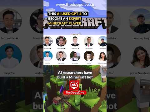 This AI used GPT-4 to become an expert Minecraft player