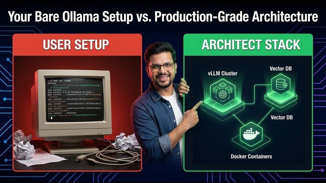 Your Bare Ollama Setup vs. Production-Grade Architecture