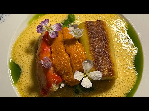 King Crab & Uni at Two Michelin Star Providence in Los Angeles, California