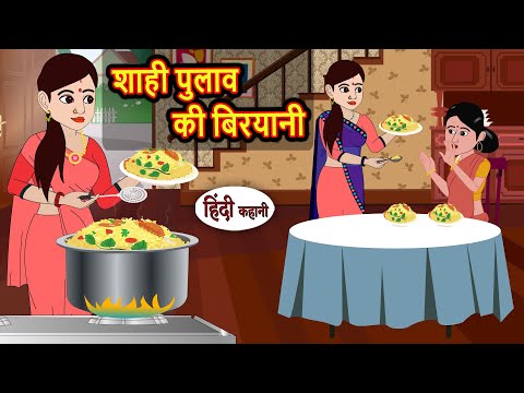 शाही पुलाव की बिरयानी Kidlogics Stories | Stories in Hindi | Bedtime Stories | Fairy Tales | Kahani