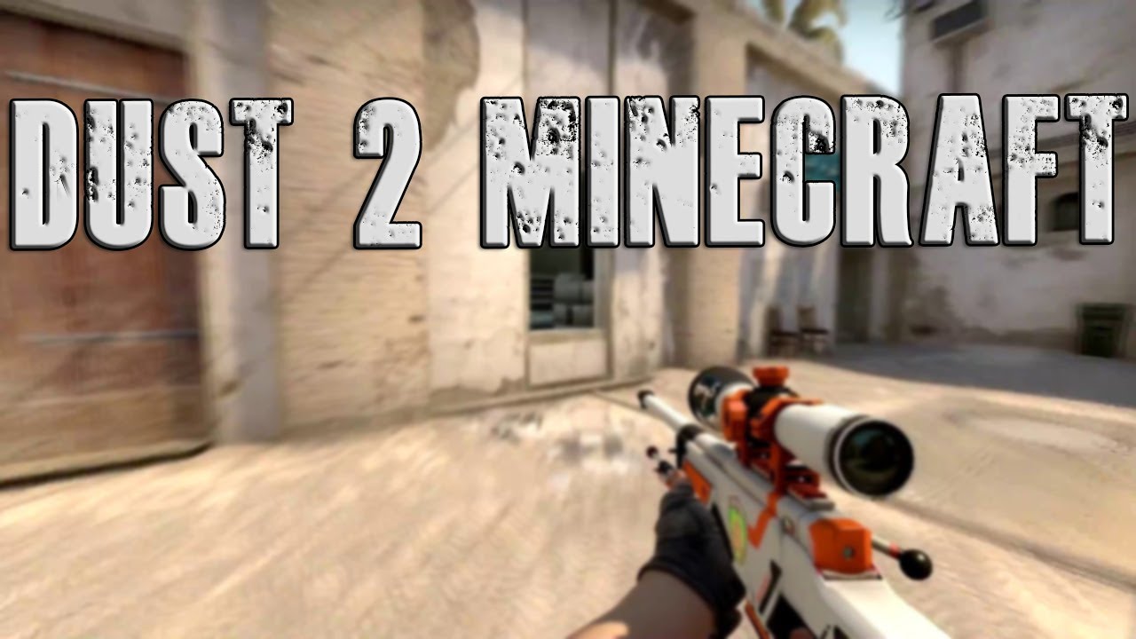 Dust II MAP In Minecraft! CSGO (Minecraft)