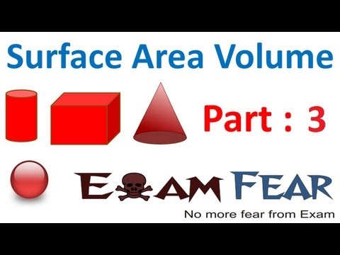 Surface Area Examples - Surface Area and Volume, CBSE class 10 ...