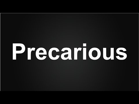 Precarious Meaning in Urdu, How to Say Precarious in English, Precarious Meaning in Hindi
