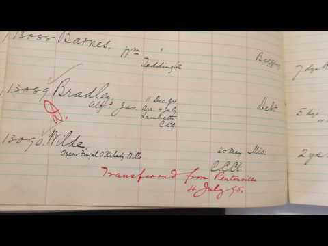 Example of a prison record held at London Metropolitan Archives