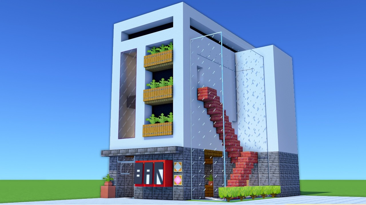 Minecraft Tutorial: How To Make A Bar with an Arcade, Pool Hall and ...