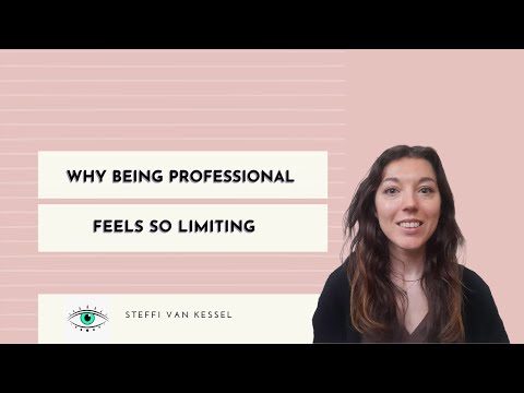 Our limited view on being professional