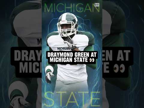 When Draymond played in a Michigan State spring football game 😆