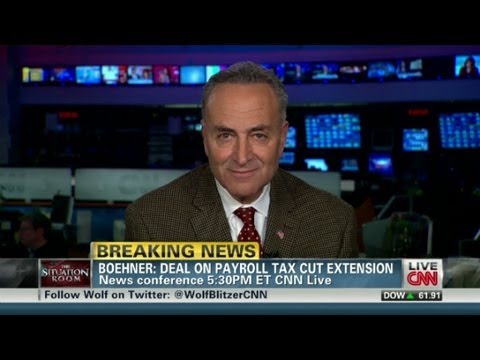 Schumer: Payroll tax cut extension a win