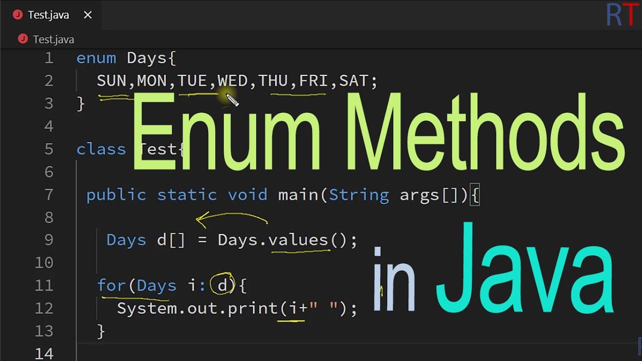Java-53- Enum Methods in Java || Java Programming