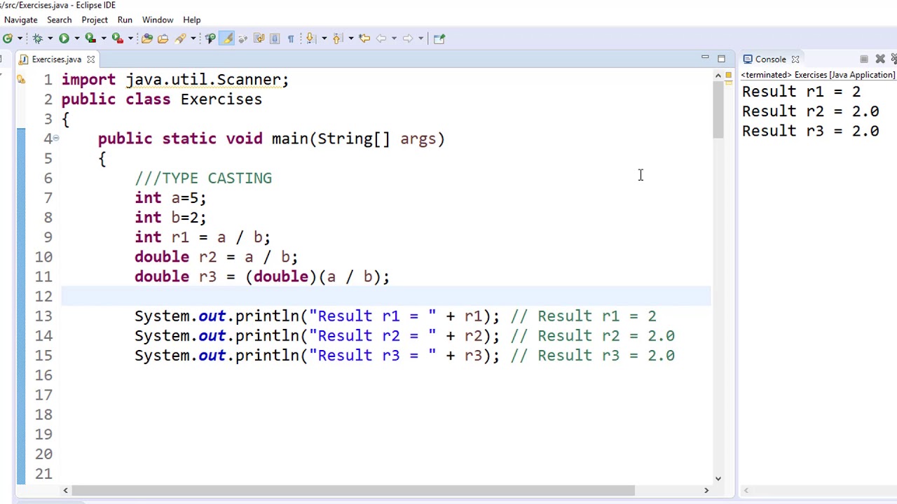 What is Type Casting / How to type cast in Java (Basic)
