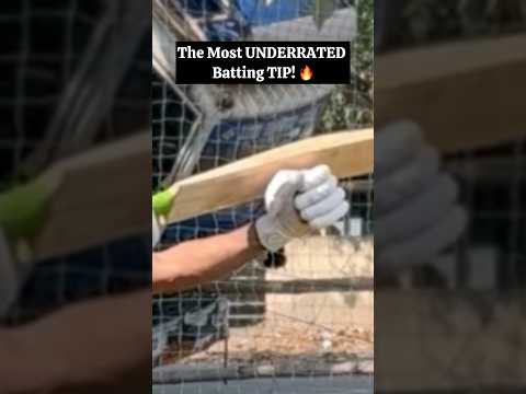 This is the MOST UNDERRATED BATTING TIP 🫵 #shorts #mdcxfam #cricket #cricketcoaching #battingtips