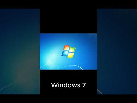 Evolution of Windows default desktop wallpaper #windows #wallpaper #shorts