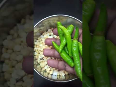 ♨️🤯Did you try it home Pottukadalai chutney Easy Chutney recipes⁉️⁉️/#shorts #food