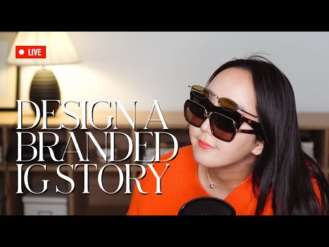 Design and export a branded Instagram Story | Work with CUBICLE (Live Recap)