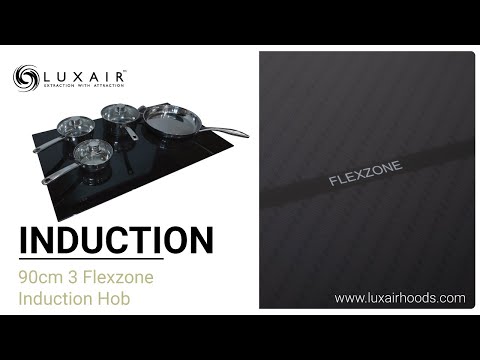 90cm Induction Hob with 3 Flexzones