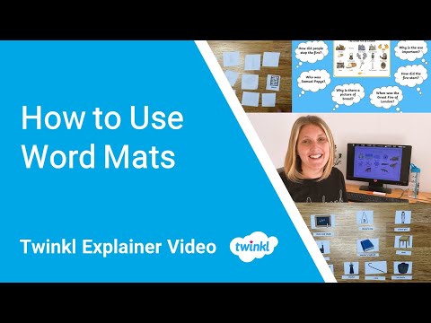 How to Use Word Mats