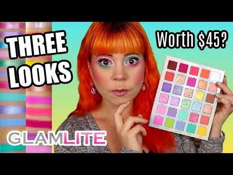 Glamlite Ice Cream Dreams palette | 3 Looks and review