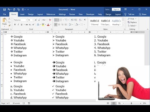 Magic Trick to Insert Bullets & Numbers in MS Word
