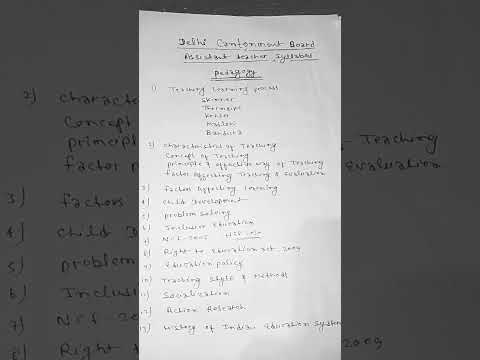 delhi cantonment board prt pedagogy syllabus 2023