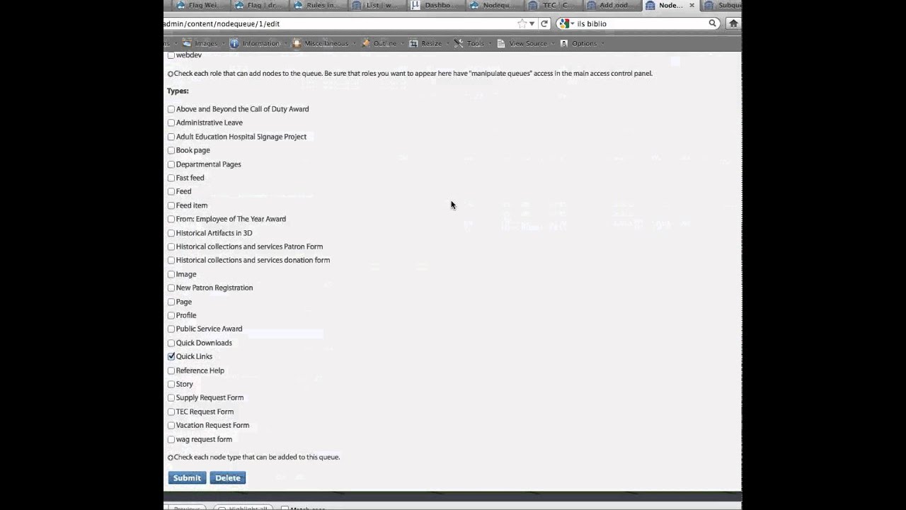 nodequeues and views in drupal 6