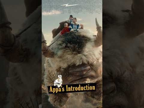 Appa’s Introduction 🐾🌟✈ | Avatar: The Last Airbender (2024) #viral #Netflix #ATLA