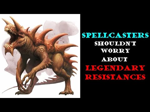 Spellcasting and Legendary Resistance: D&D 5e