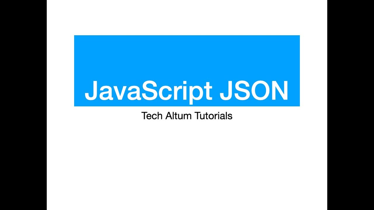 JavaScript JSON | JSON Parse and Stringify