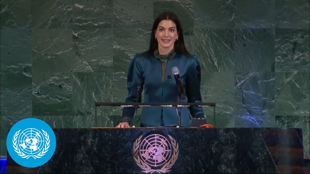 Anne Hathaway on International Women's Day 2026 | United Nations