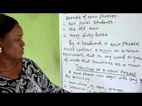 SS ENGLISH Topic NOUN PHRASE