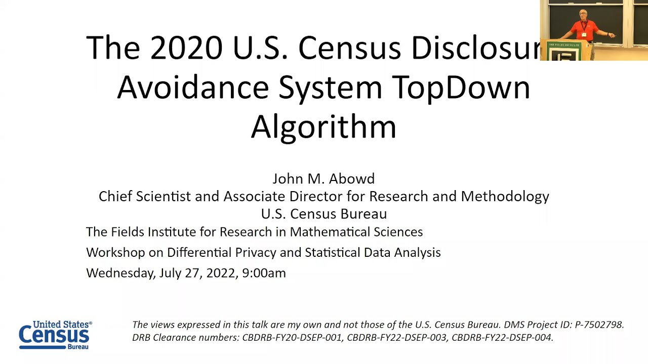 The 2020 U.S. Census Disclosure Avoidance System TopDown Algorithm