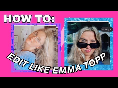 HOW TO: EDIT INSTAGRAM PICS LIKE EMMA TOPP | recreating Emma Topp's Instagram photos