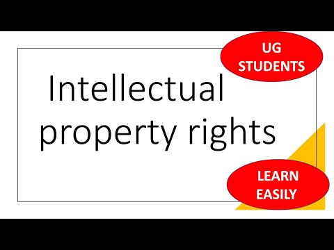 Intellectual property Rights//IPR// for UG student/அறிவுசார் சொத்து உரிமை/explained in Tamil