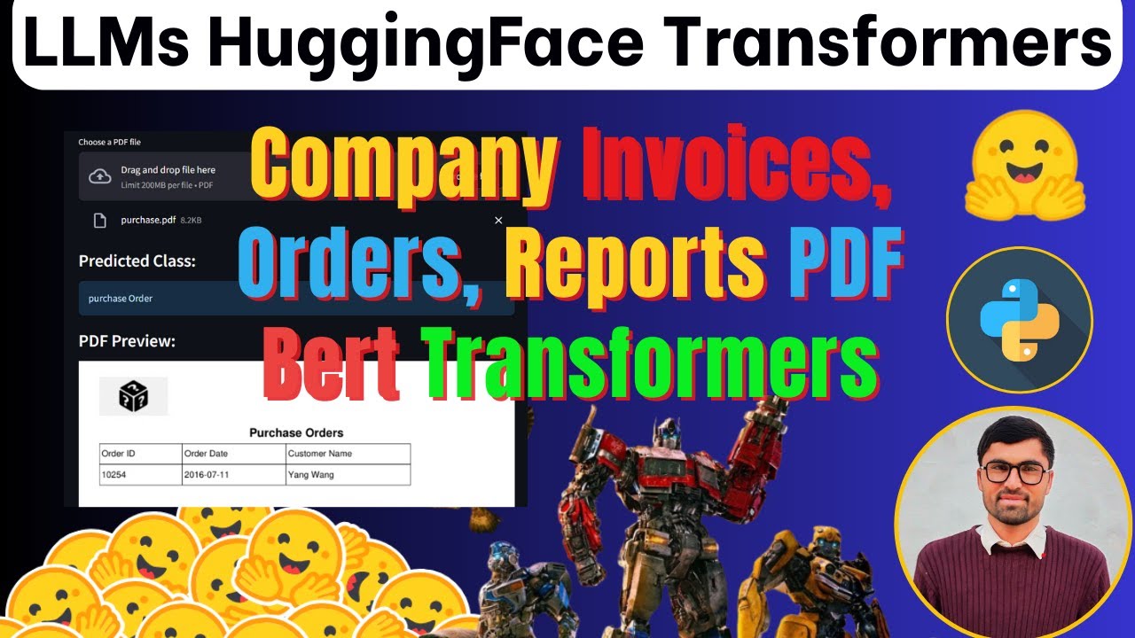 Build a Document Classification Model with BERT | Classify Company Invoices, Orders, and Reports