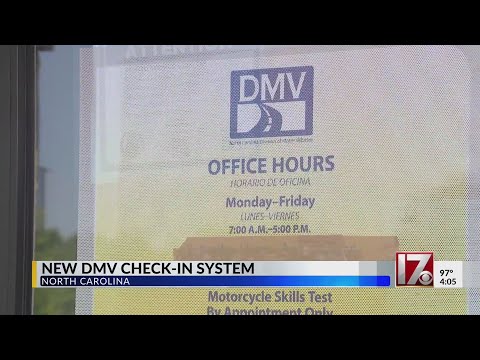 NC DNV's new check in system hopes to reduce wait times for walk-ins
