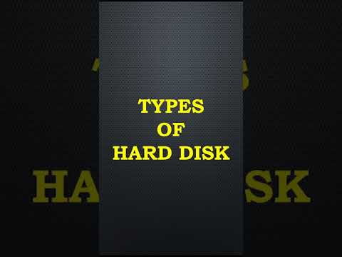 TYPES OF HARD DISK