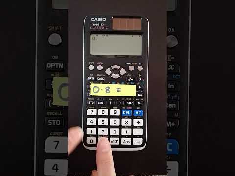 GCSE - Change a decimal into a fraction using your calculator. Outrageously easy!