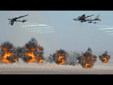 Iran Worried: US B-52 Bombers Drop Bombs on Enemy Bases in Seconds