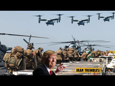 Tensions High! 10,000 U.S. Marines and Amphibious Vehicles Deployed to Middle East Border!