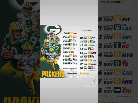 Packers schedule