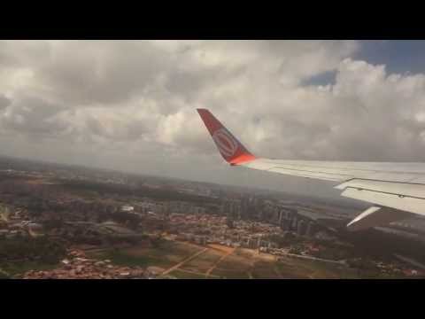 Decolando de Aracaju no voo G3-1885 - Aeroporto Internacional Santa Maria - HD