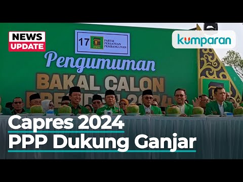 PPP Umumkan Mengusung Ganjar Capres 2024 | kumparan.com