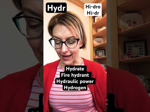 How to pronounce HYDRATE, FIRE HYDRANT, HYDRAULIC POWER, HYDROGEN #English Pronunciation #SHORTS