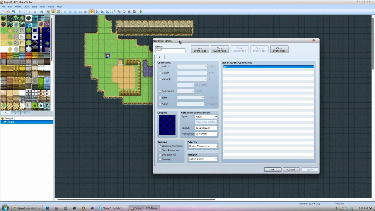 RPG Maker VX ACE Basic Tutorial Part 1
