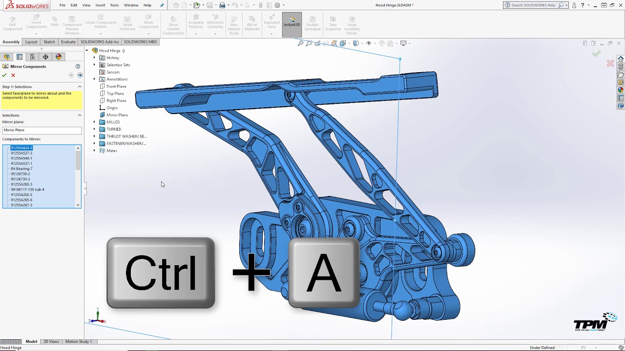 SolidWorks Assembly Mirror