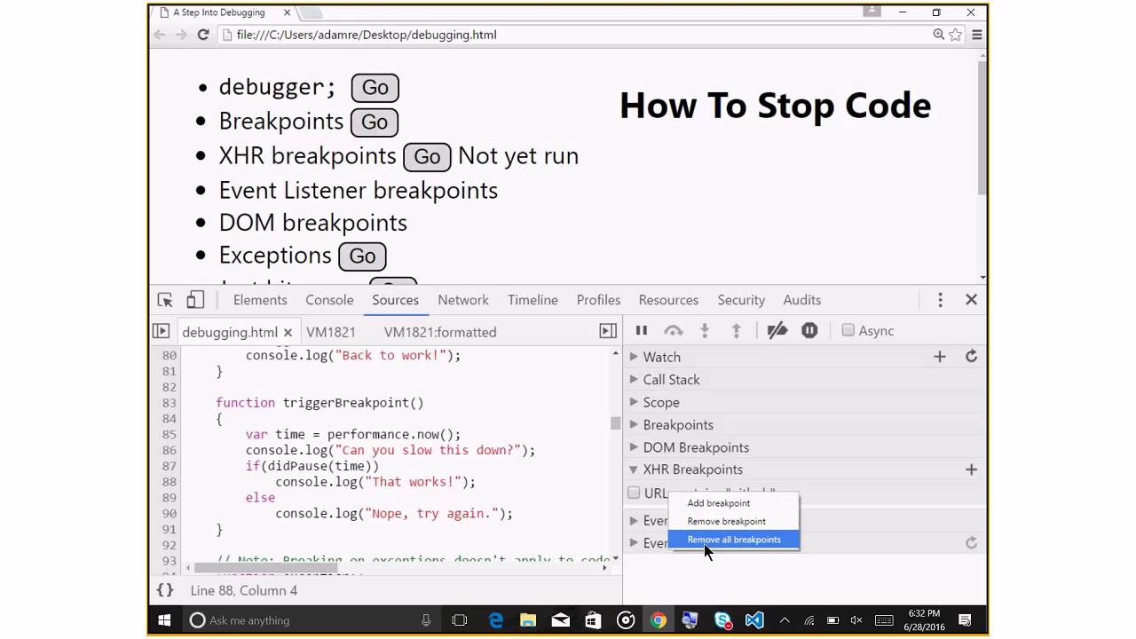 Beyond console.log(): A Step Into Debugging