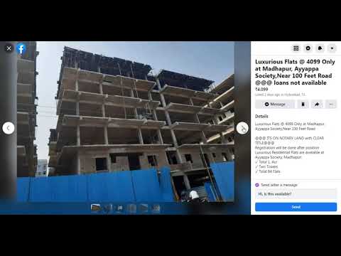 Luxurious Flats @ 4099 Only at Madhapur, Ayyappa Society,Near 100 Feet Road