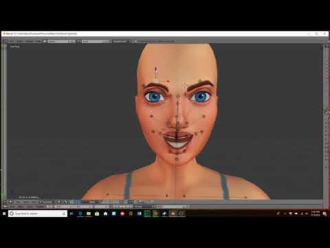 My tutorial on how to make facial expressions on blender for poses ...
