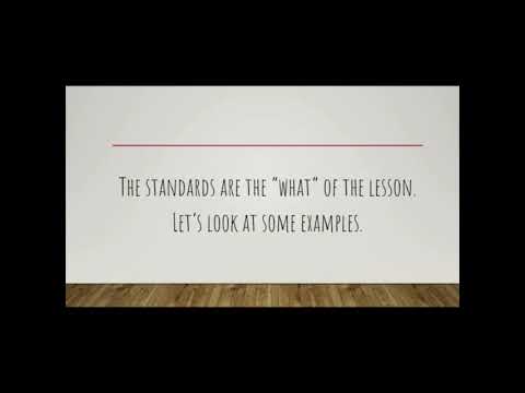 Understanding Lesson Plan Standards